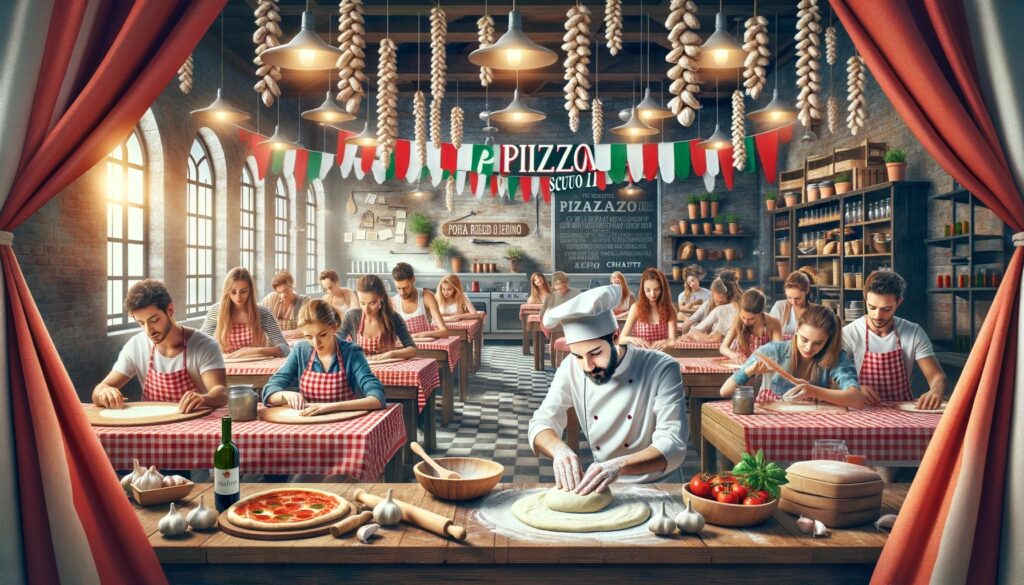 Lernen Sie, wie man Pizza wie ein Profi macht: Schule Hobby-Pizzabäcker